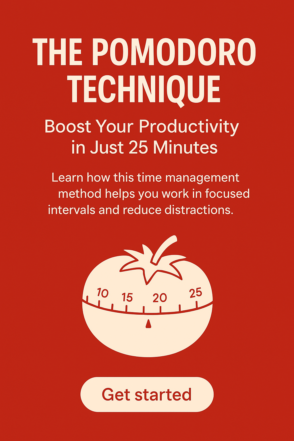 The Pomodoro Technique Work Smarter And Boost Productivity